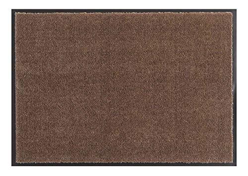 HANSE Home Soft & Clean Washable Dirt Trapper Mat 75 x 120 cm Brown by ...