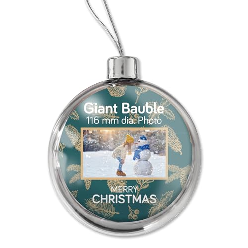 Giant Bauble, Christmas Photo Baubles, Clear Photo Frame Tree ...