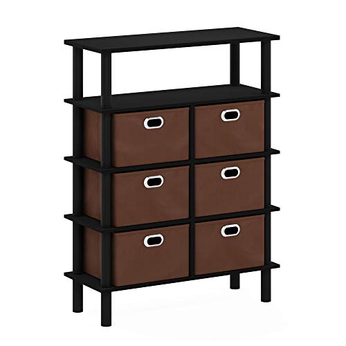 Furinno FRANS Entryway Table, 4-Tier Toolless Assembly Console Table ...