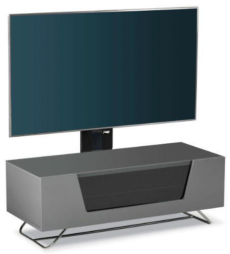 Alphason Chromium 2 1000 TV Cabinet & Bracket - Grey by Amazon | ufurnish.com