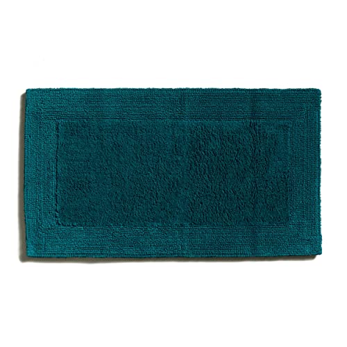 MÖVE Loft Tufted Bath Mat 60 x 100 cm 100% Cotton Deep Lake by Amazon ...