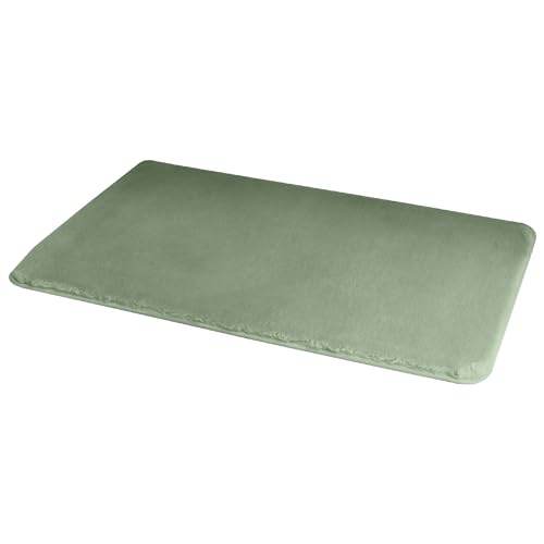 Gedy Fuzzy Bath Mat 80 x 50 cm Green by Amazon | ufurnish.com