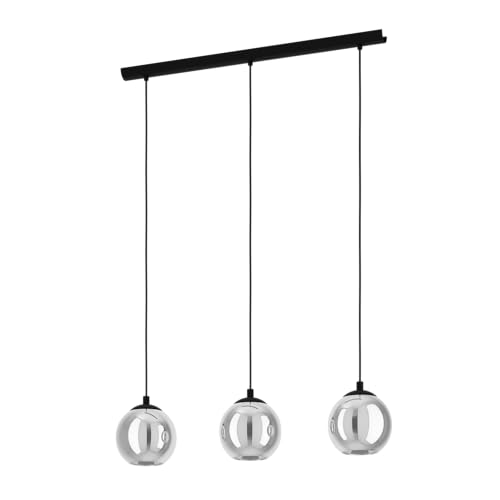 EGLO Pendant lighting Ariscani, ceiling light fitting with 3 shades ...