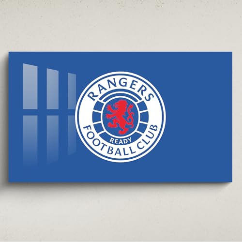Licensed Décor Rangers Football Club Acrylic Wall Art- Large (130cm (w ...