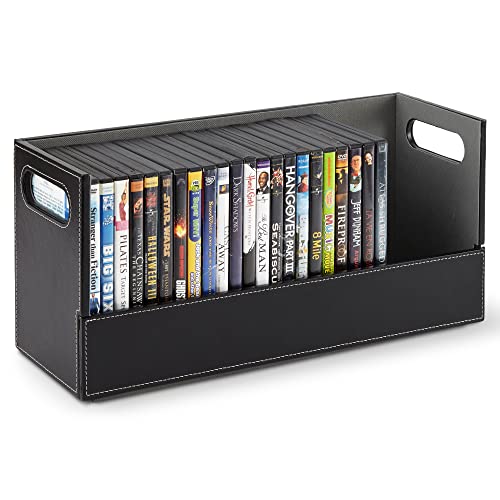 Stock Your Home DVD Storage Box, Movie Shelf Organizer for Blu-Ray ...