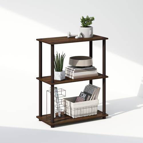 Furinno Turn-N-Tube 3-Tier Multipurpose Compact Display Rack, Shelving ...