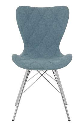 Premier Housewares Chairs for Dining Room Quilted Dining Chairs Fabric ...