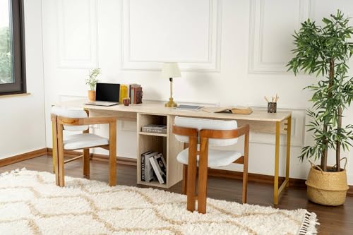Dmora - Desk Caprioli, Multipurpose desk, Office table for PC, Work ...