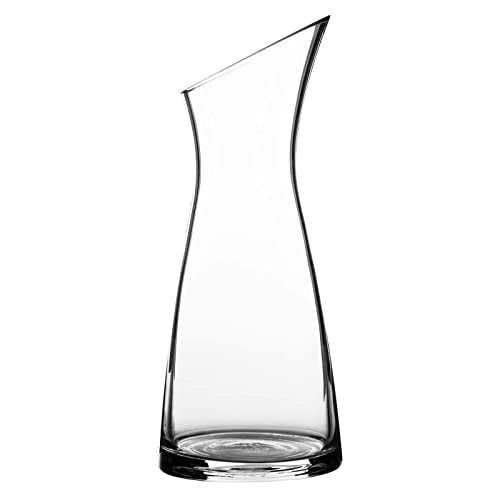 Clear Glass Flower Vase Plain Bouquet Floral Foliage Container ...