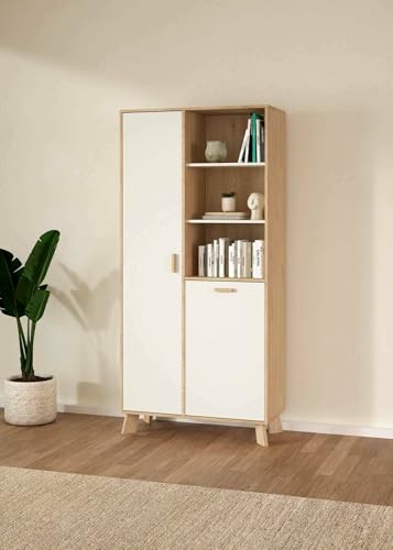 Dmora Esme Display Cabinet, Display Cabinet, Multi-Purpose Display ...