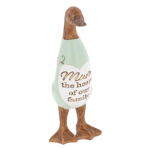 Shudehill Giftware Daisy Message Wooden Duck Ornament Gift - Family ...