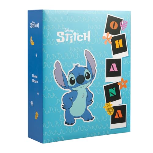 Disney Stitch Photo Album - Photo Book with 304 Pockets 13x20 cm, Slip ...