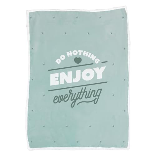 Mr Wonderful WOA2313267EM Do Nothing. Enjoy Everything. Blanket by ...
