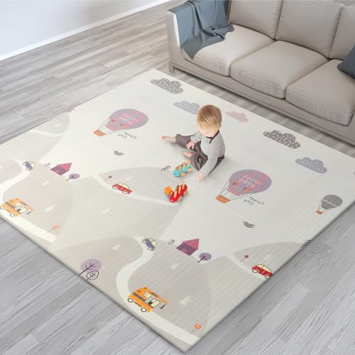 scoosh Foldable Activity Mat - Double-Sided, Reversible, Waterproof ...