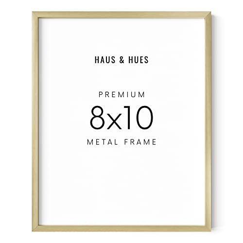 HAUS AND HUES 8x10 Gold Picture Frame - Set of 1 8x10 Gold Poster Frame ...