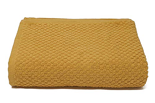 Sallyjacquard No. 10 Terry Towelling Towels Sally Jacquard, Coriander Senape, 90 x 140 cm by ...