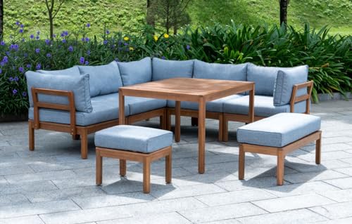 Out & Out Original Cali Wooden Garden Lounge Set - 8 Seats - FSC ...