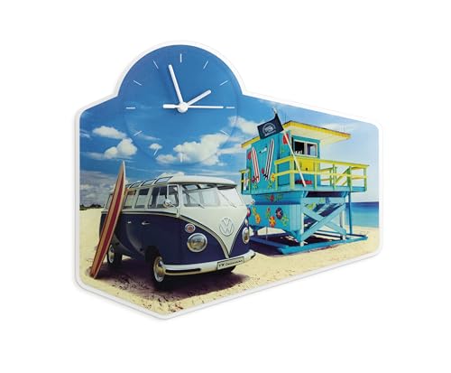 BRISA VW Collection - Volkswagen Retro Vintage Wall Quartz Clock made ...