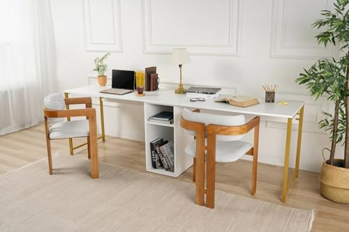 Dmora - Desk Caprioli, Multipurpose desk, Office table for PC, Work ...