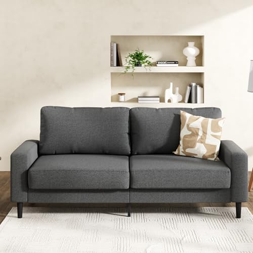 Zinus Colton Sofa Couch – 3-seater Sofa 195 x 88 x 83 cm – Contemporary ...