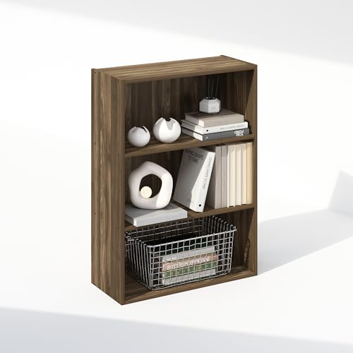 Furinno SIMPLE Book Shelf, 3-Tier Bookshelf, Storage Shelves Bookcase ...