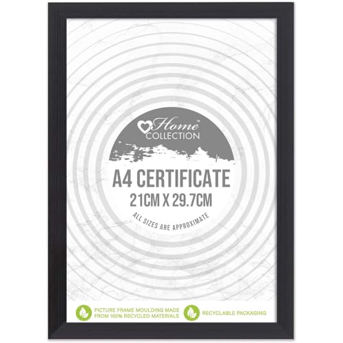 Home Collection Cambridge Range Stylish Black Wood Effect Photo Frame ...