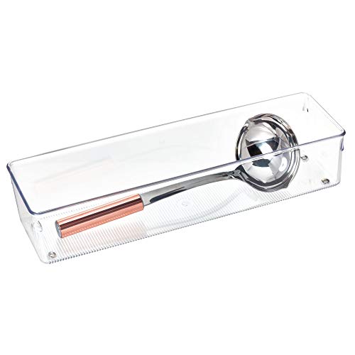 iDesign Drawer Organiser, Long and Slim Plastic Drawer Insert for ...
