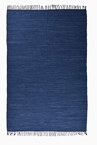 Theko Dhurry Fleckerl Flat Weave Rug Made of 100% Cotton Handwoven ...