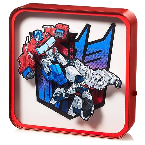 Numskull Official Transformers Acrylic Logo Desk Lamp Wall Light for ...