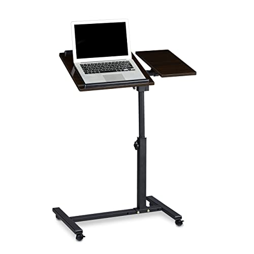 Relaxdays Laptop Table Height-Adjustable 95 x 60 x 40 cm Notebook Stand ...