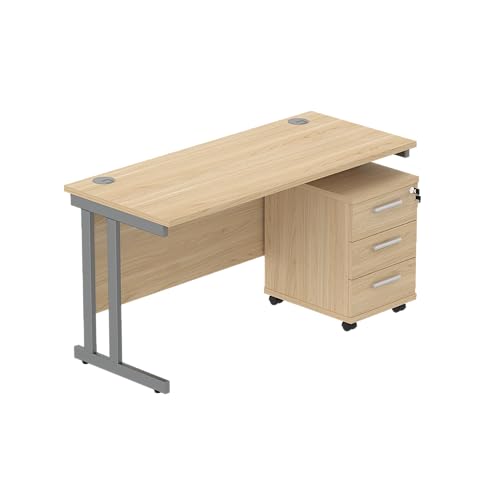 Office Hippo Heavy Duty Contract Grade Office Desk Workstation and ...