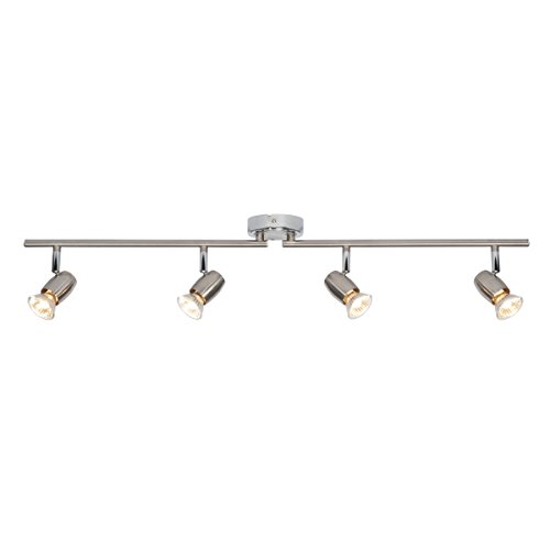 Palermo Modern 4 Way Light Ceiling Adjustable GU10 Spotlight Bar in a ...