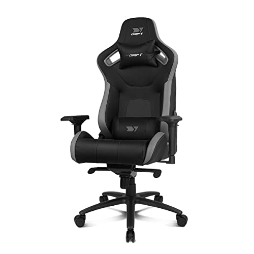 DRIFT GAMING Chair DR600 - Professional Chair, Leatherette, 4D armrests ...