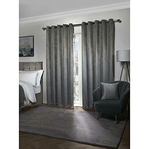"Emma Barclay Ambiance Thermal Blackout Eyelet Curtains – 3D Embossed ...