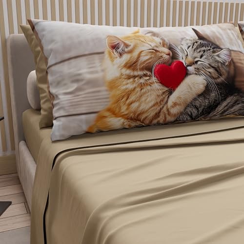 PETTI Artigiani Italiani - Bed Linen Animals with Cats in Cotton with ...