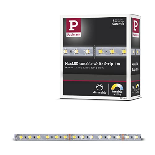 Paulmann 70566 SmartHome MaxLED LED Strip Tunable White Strip incl. 1x6 ...