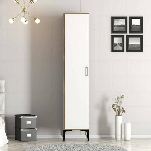 Dmora Mekbuda Multi-Purpose Wardrobe with 1 Door, Multifunctional ...