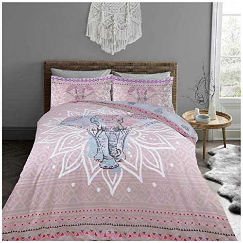 GC GAVENO CAVAILIA Elephant Duvet Cover Set, Easy Care Animal Bedding ...
