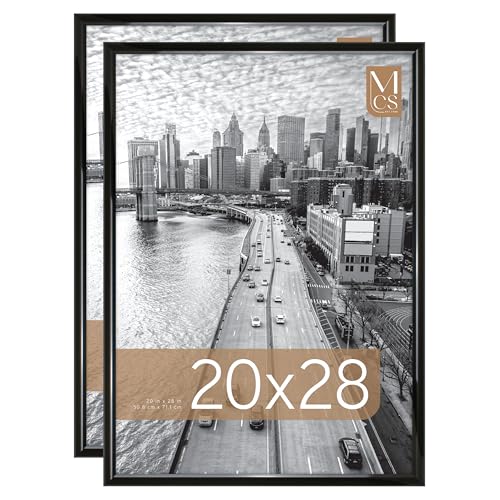 MCS Trendsetter 20x28 Poster Frame Black High-Gloss, Vertical ...