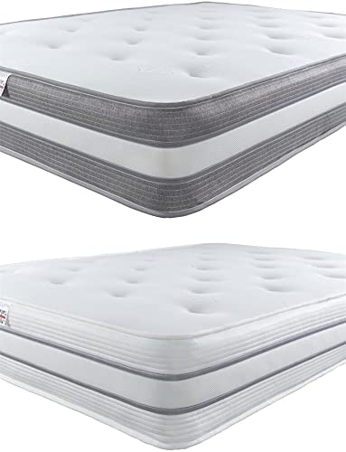 "Aspire Beds 10"" Deep 2 Layer Quad Comfort Eco Fillings Aspire Cool ...