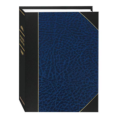 Pioneer Photo Albums LBT-57/NB 50-Pocket Navy Blue and Black Ledger ...