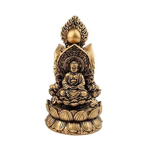 Lachineuse Buddhist Statue 3 Buddha Incarnations Golden Resin ...