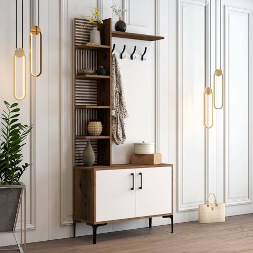 Dmora Calista Entrance Cabinet, Coat Rack, Composition for Lobby ...