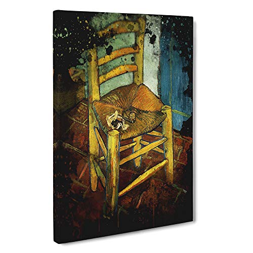 Vincent Van Gogh Chair and Pipe Canvas Print for Living Room Bedroom ...
