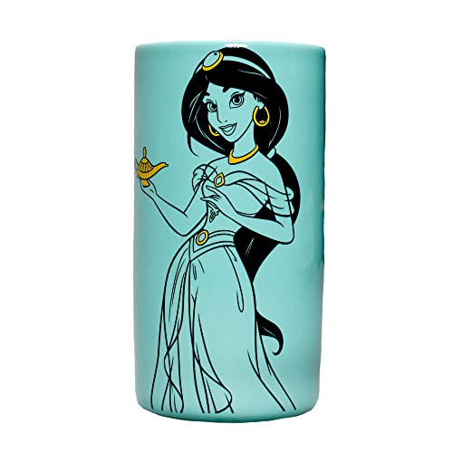 Half Moon Bay - Disney Aladdin Vase - Jasmine - Round Vase - Blue Vase ...