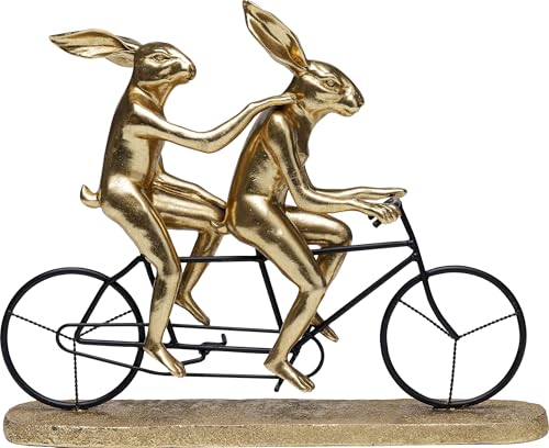 Kare Design Deco Object Tandem Rabbits, Gold, Steel, Elegant, Animal ...