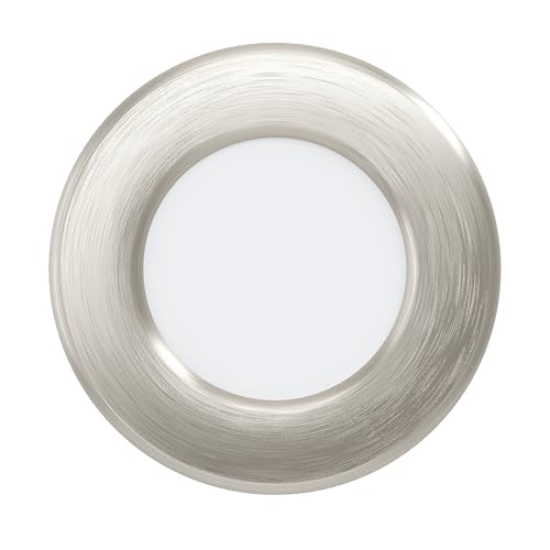 EGLO Fueva 5 LED Recessed Spotlight Diameter 8.6 cm Steel and Plastic ...