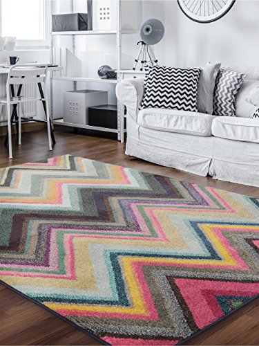 Benuta Casa Rug Multi-Coloured 160 x 230 cm Modern Rug for Living Room ...