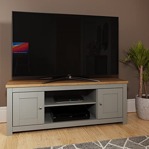 Timber Art Design UK Lisbon 2 Doors TV Unit Cabinet Storage Stand 2 ...