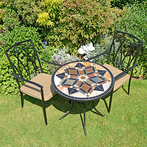Exclusive Garden Darwin Garden Table with Ascot Chair, Natural Stone ...